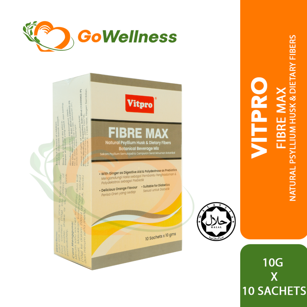 Vitpro Fibre Max 10g X 10's | Relieves Constipation
